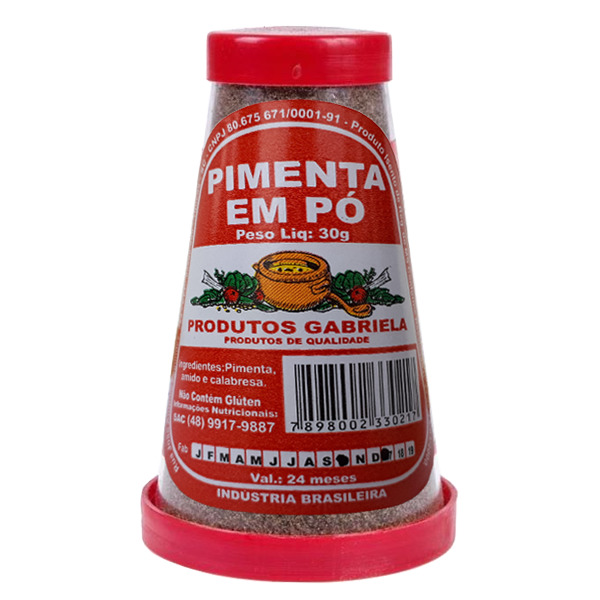 PIMENTA EM PÓ GABRIELA 30G